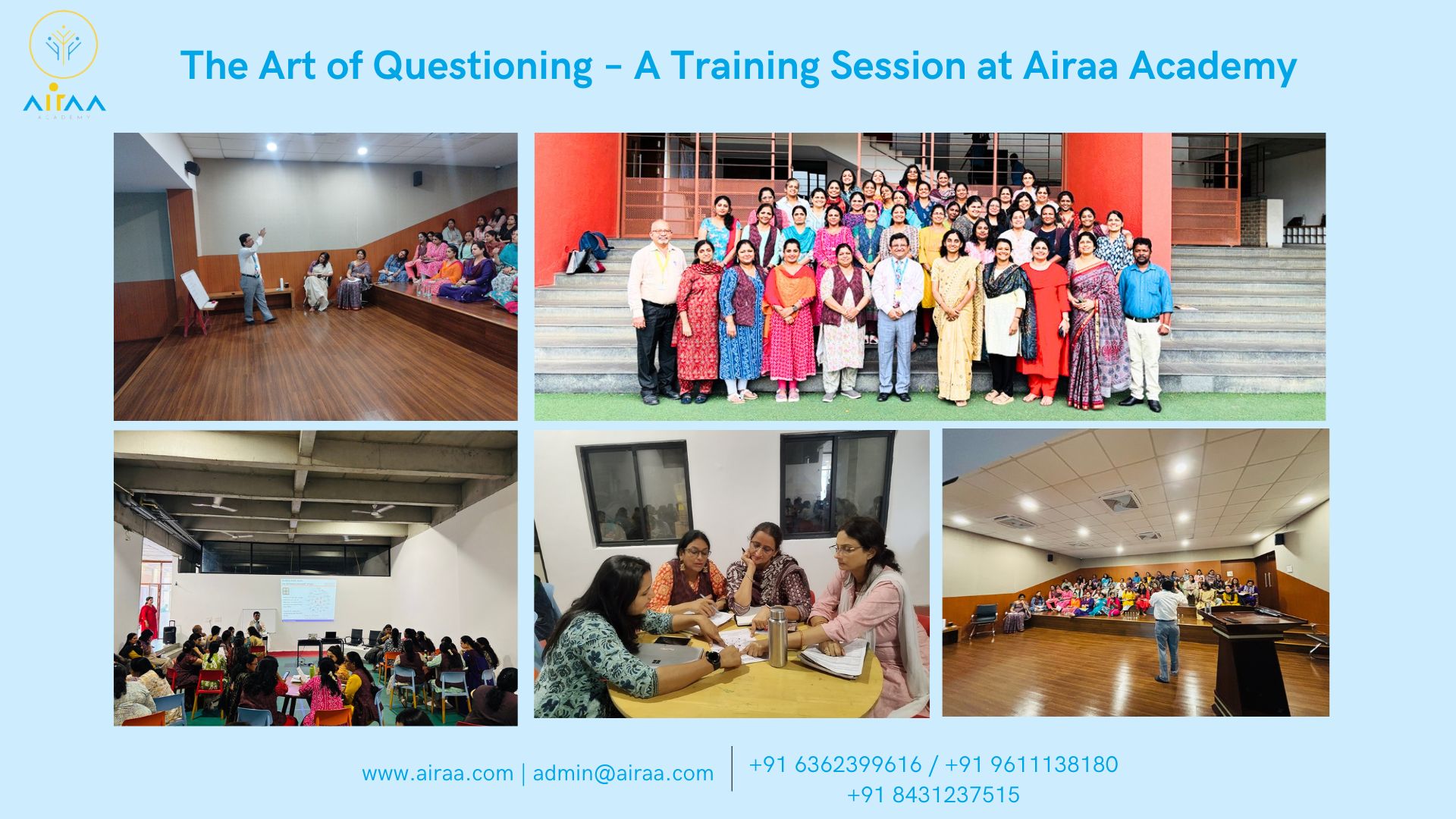 The Art of Questioning – A Training Session at Airaa Academy | The Best ...